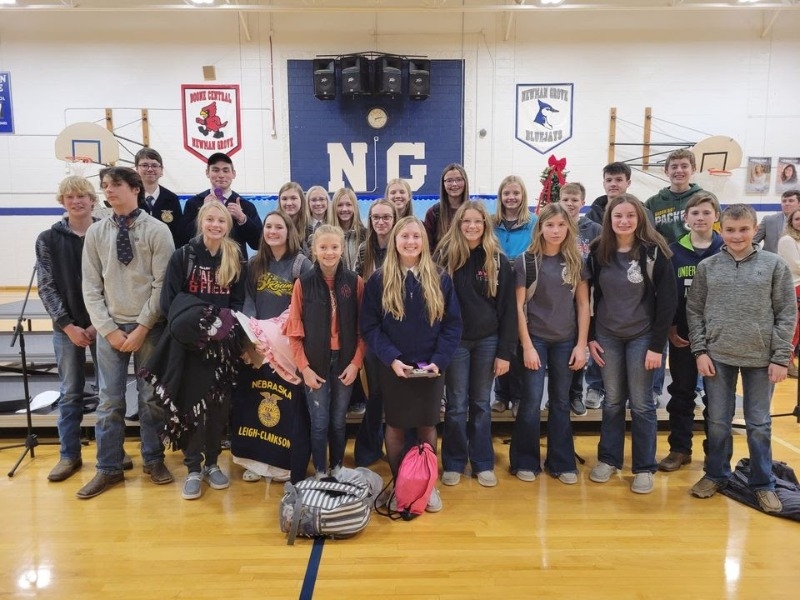 Leigh Community Schools - FFA Chapter Competes in LDE Events