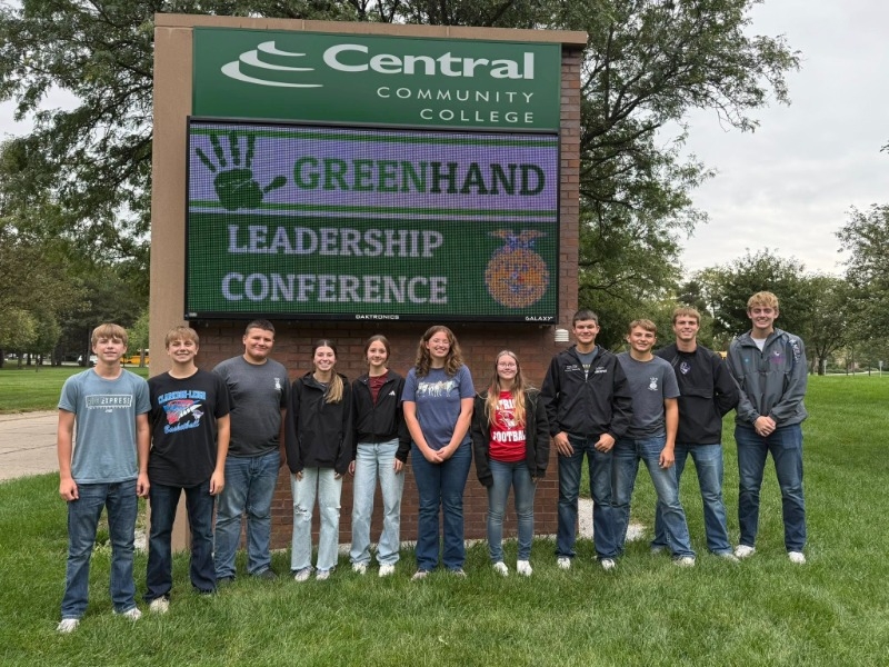 Leigh Community Schools - FFA Members Gain Experience at Greenhand Day